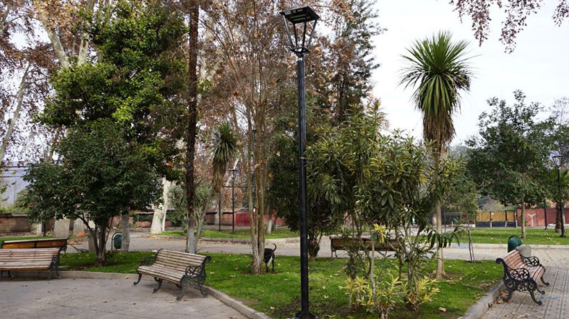 Para mayor seguridad: nuevas luminarias led se instalaron en plaza de ...