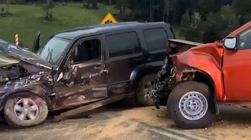 Colisión frontal en ruta a Estaquilla en Los Muermos dejó a cuatro ...