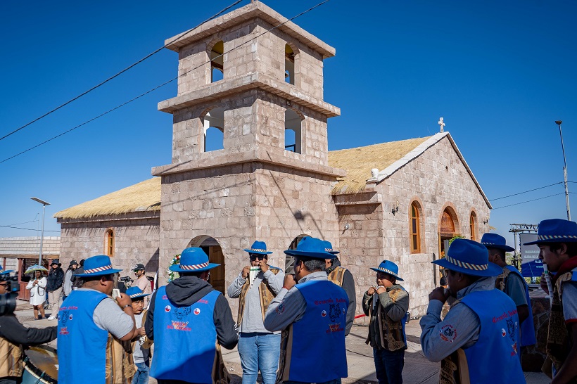 Nueva iglesia tiene poblado de Camar: celebración con 'pago a la tierra'