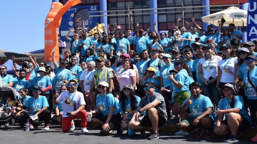 Más de 600 personas participaron en corrida familiar de la Universidad Arturo Prat en Iquique