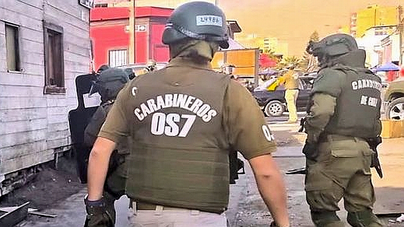 Operativo antidrogas en Barrio Puerto culminó con cuatro detenidos en Puerto Montt