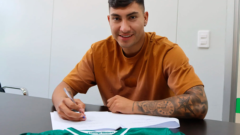 Es verde: Ethan Espinoza llegó a reforzar Santiago Wanderers